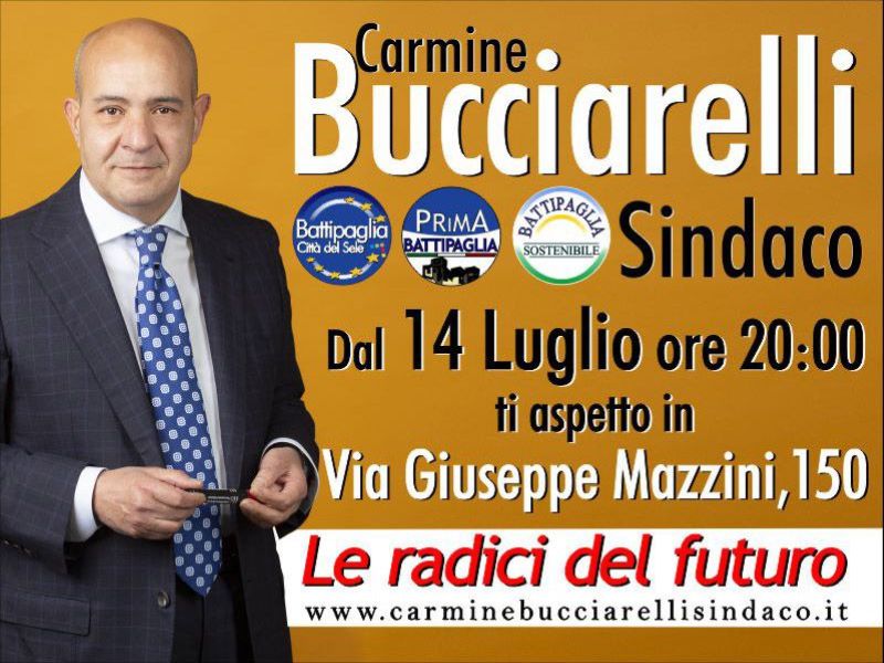 Battipaglia. Bucciarelli, domani l'inaugurazione di una nuova sede ...